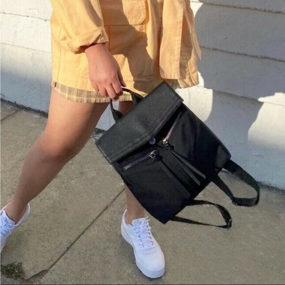 Botkier | Bags | Botkier All Black Trigger Mini Backpack Purse ...